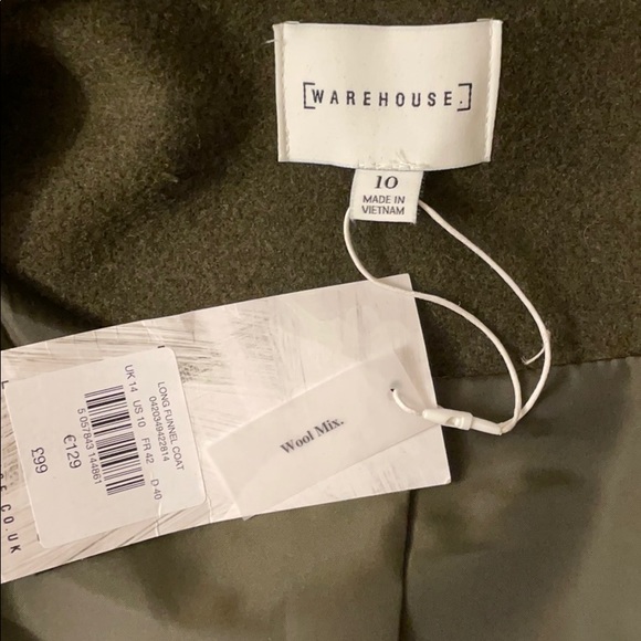 Warehouse | Jackets & Coats | Warehouse By Asos Coat Nwt | Poshmark